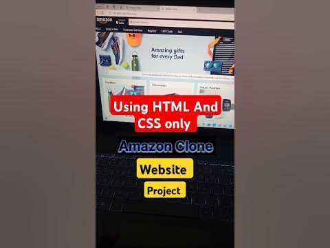 Amazon Clone using HTML , CSS#html #css #coding #htmlcss #developer #amazon #shortfeed #shorts ...