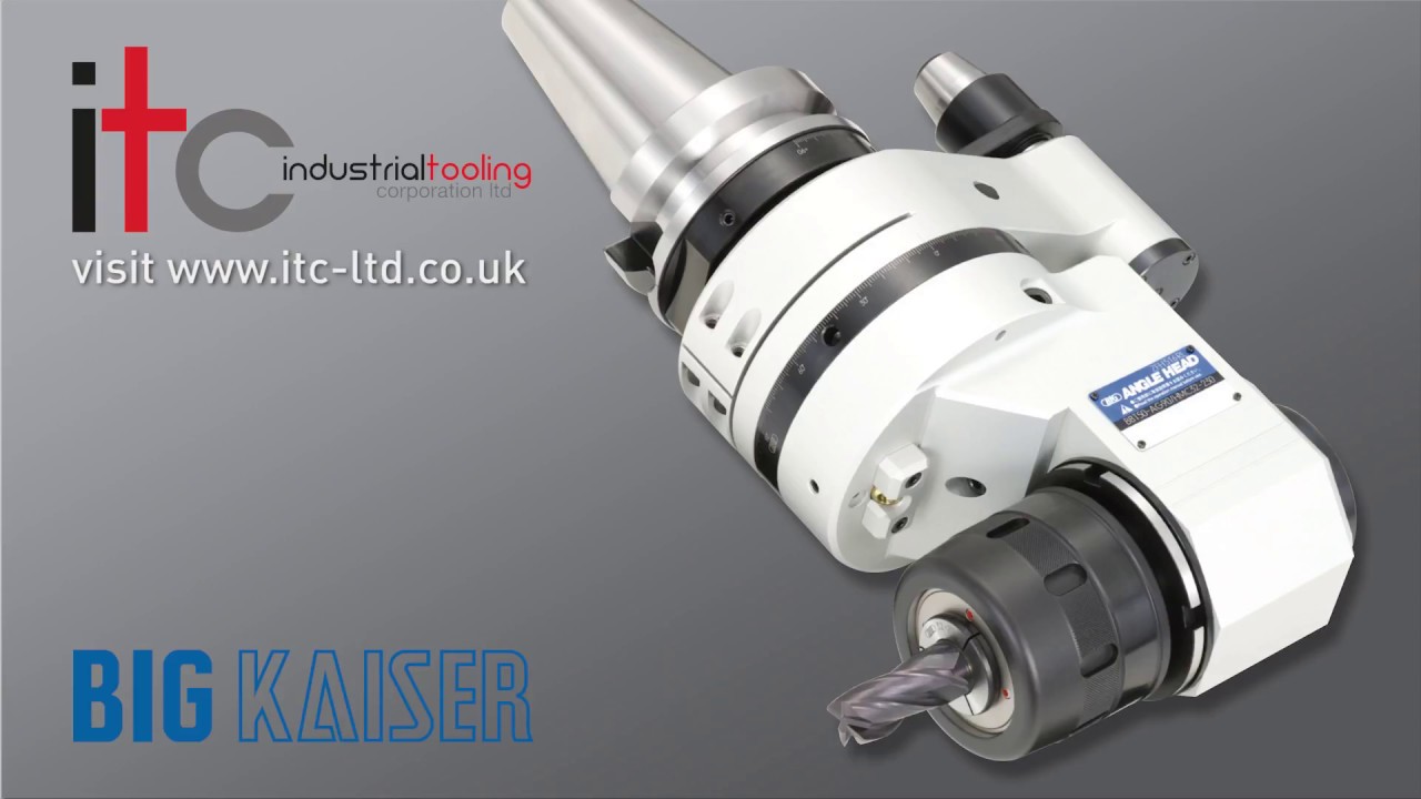 BIG KAISER Angle Head - Eliminate Multiple Set-Ups. Same Machine ...