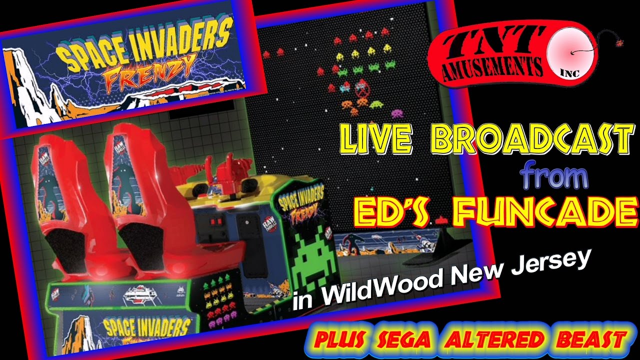 #1264 Raw Thrills Namco SPACE INVADERS FRENZY Live from ED's FUNCADE ...