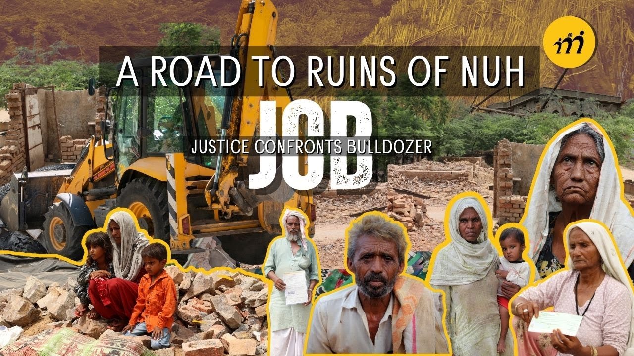 JCB Justice Confronts Bulldozer | Road to Ruins of Nuh | Miles2Smile ...