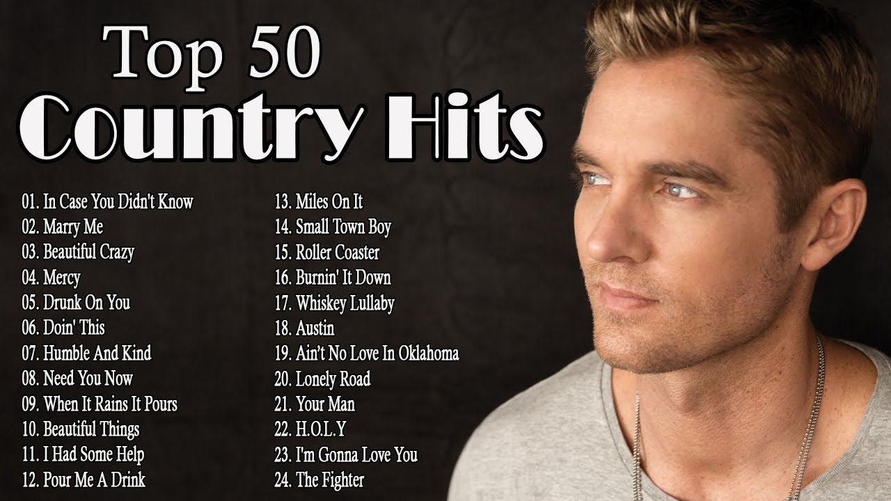 Top 50 Country Songs Hits || Mix Popular Country Songs || Best Country ...
