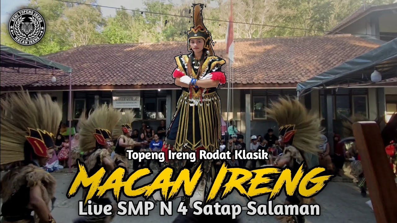 RODAT KLASIK || TOPENG IRENG MACAN IRENG LIVE SMP N 4 SATAP SALAMAN ...