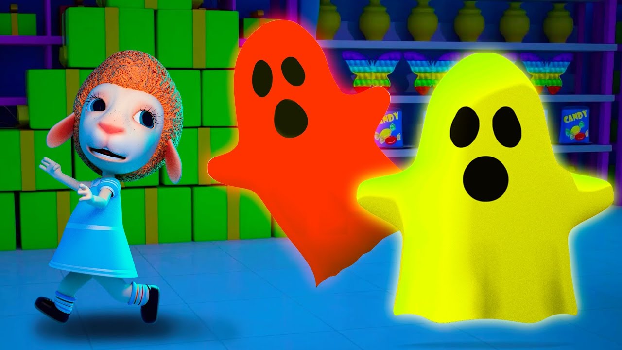Dolly Was Scared of Ghosts in the Supermarket | Cartoon for Kids ...