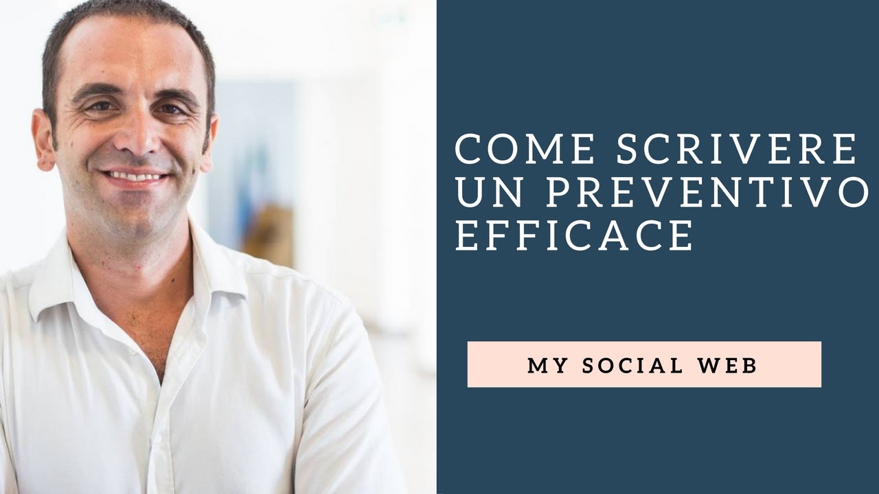 Come fare un buon preventivo - YouTube