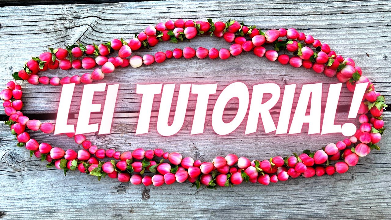 How to Make a Hypericum Berry Lei! - YouTube
