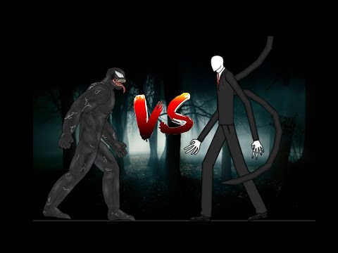 Venom Vs Slenderman Dc2 Animación - YouTube