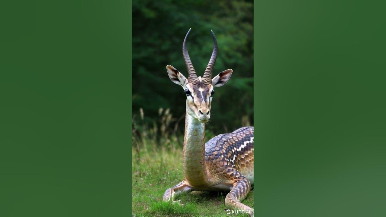 The result of mating a snake with a gazelle - YouTube