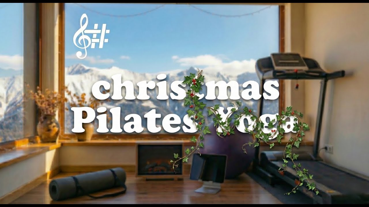 Winter ️ Workout 🧘‍♀️ Ambience: Christmas Pilates & Yoga Music - YouTube