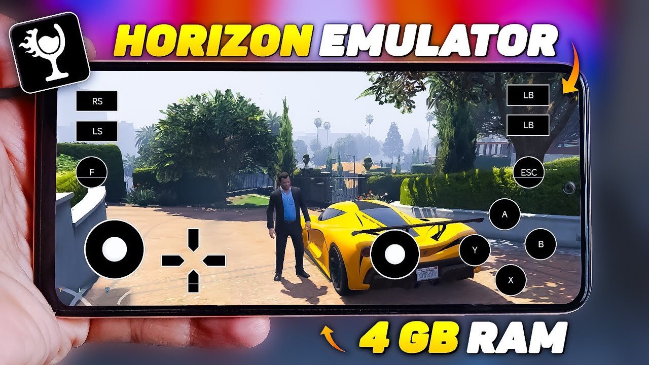 Trying *HORIZON EMU* Emulator In LOW-END Mobile | Playing PC Gams In ...
