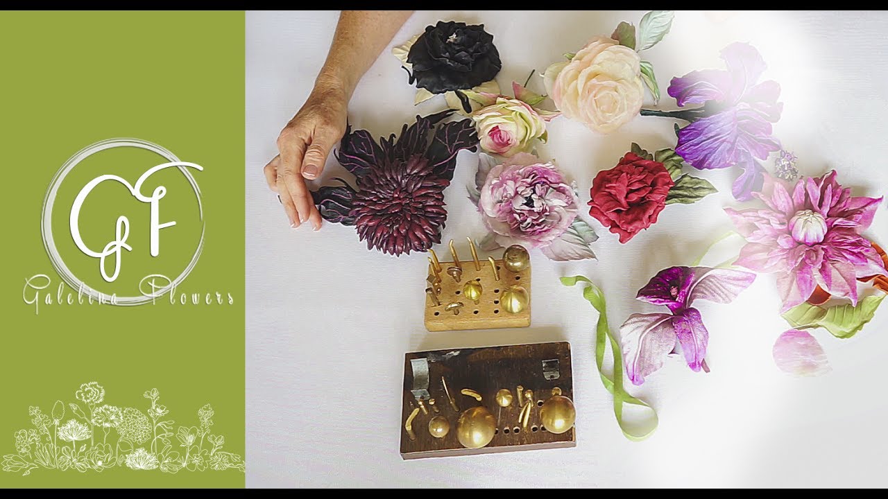 How to work with The Drawing Plate in flower making#millinery#diyflower ...