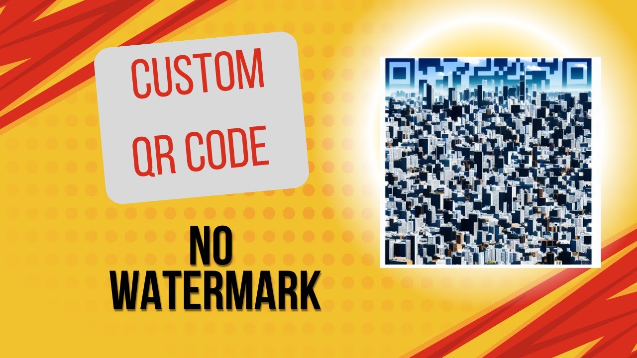 Create Custom QR Code Without Watermark !!! - YouTube