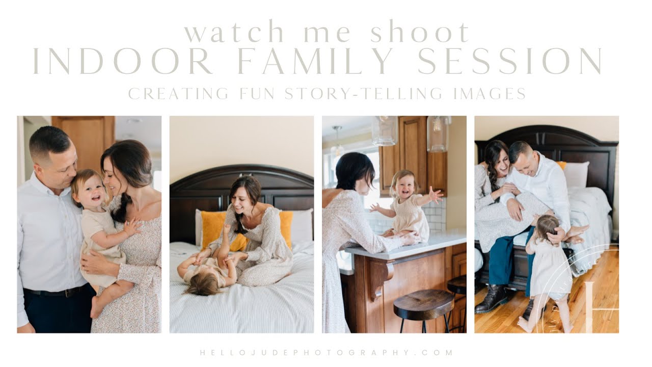 In Home Lifestyle Family Photography | Session Behind the Scenes - YouTube