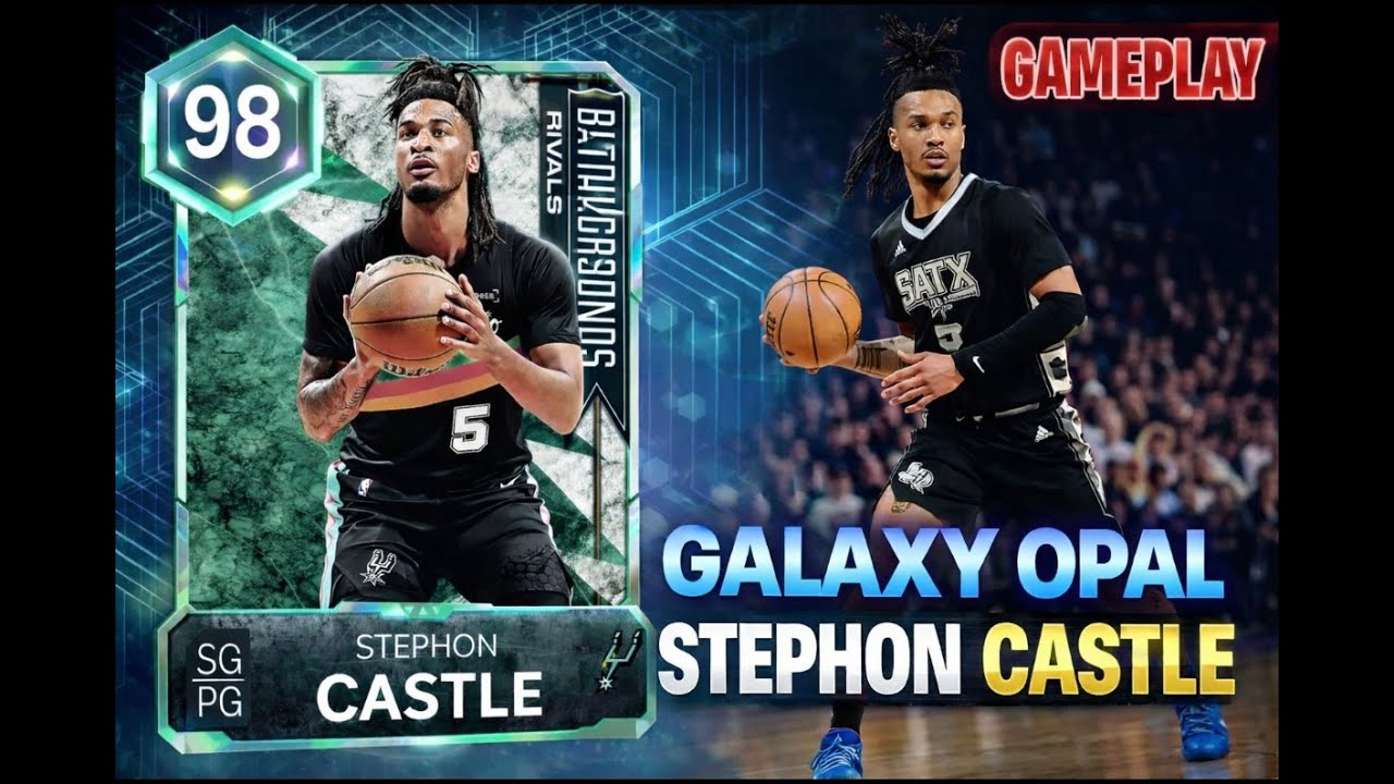 GALAXY OPAL STEPHON CASTLE IS A S TIER PG IN NBA 2k26 MyTeam !!! - YouTube