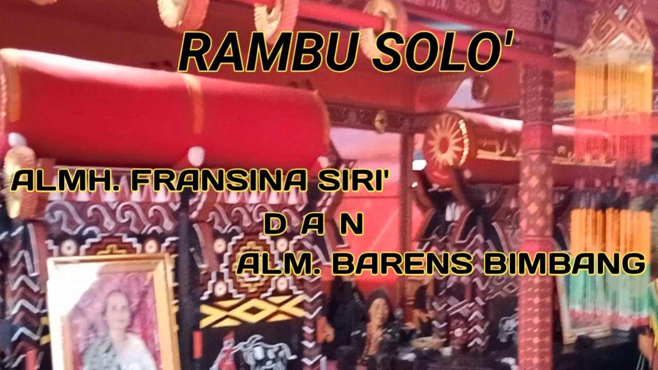 Acara Rambu Solo' Dua Sekaligus di Desa Tadisi, Kec. Sumarorong, Kab ...