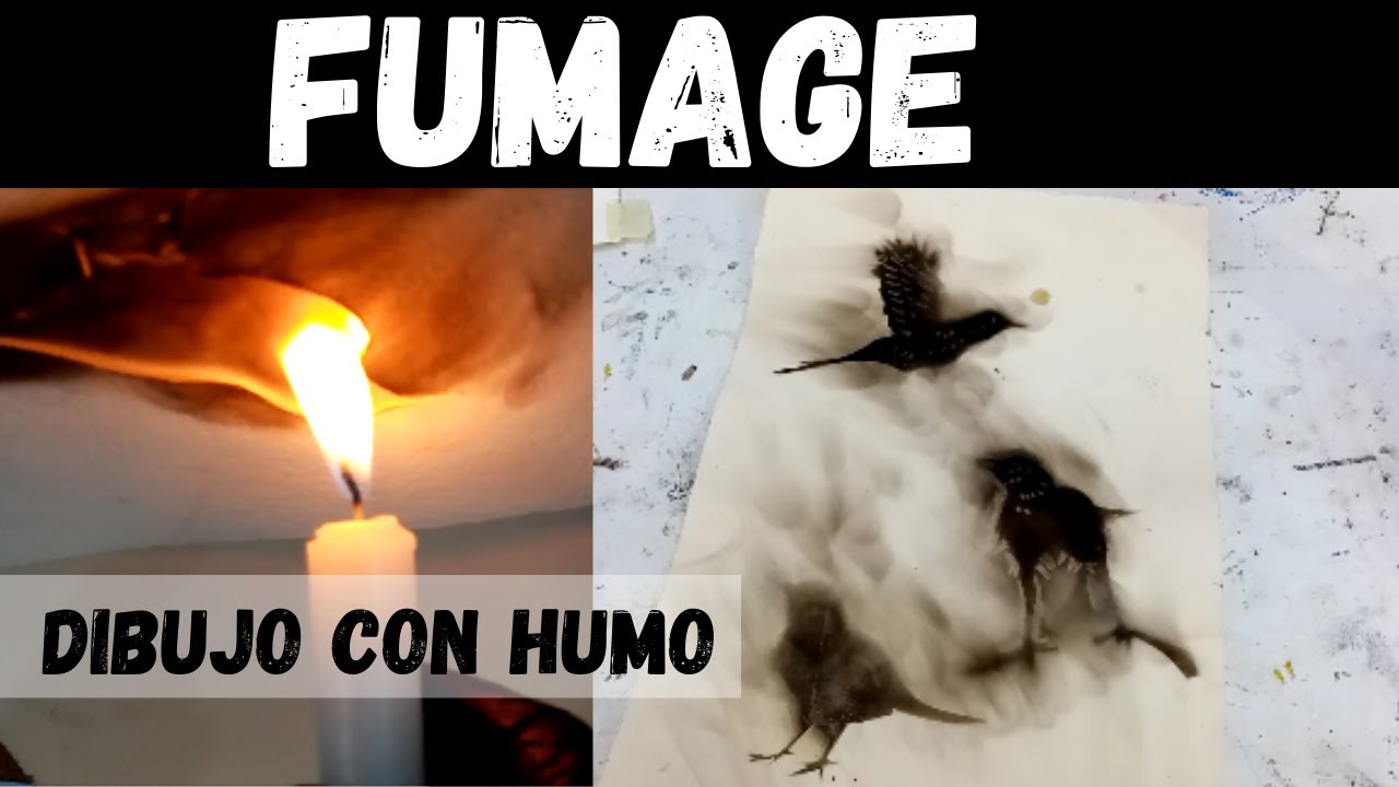 Fumage | dibujo con humo - YouTube