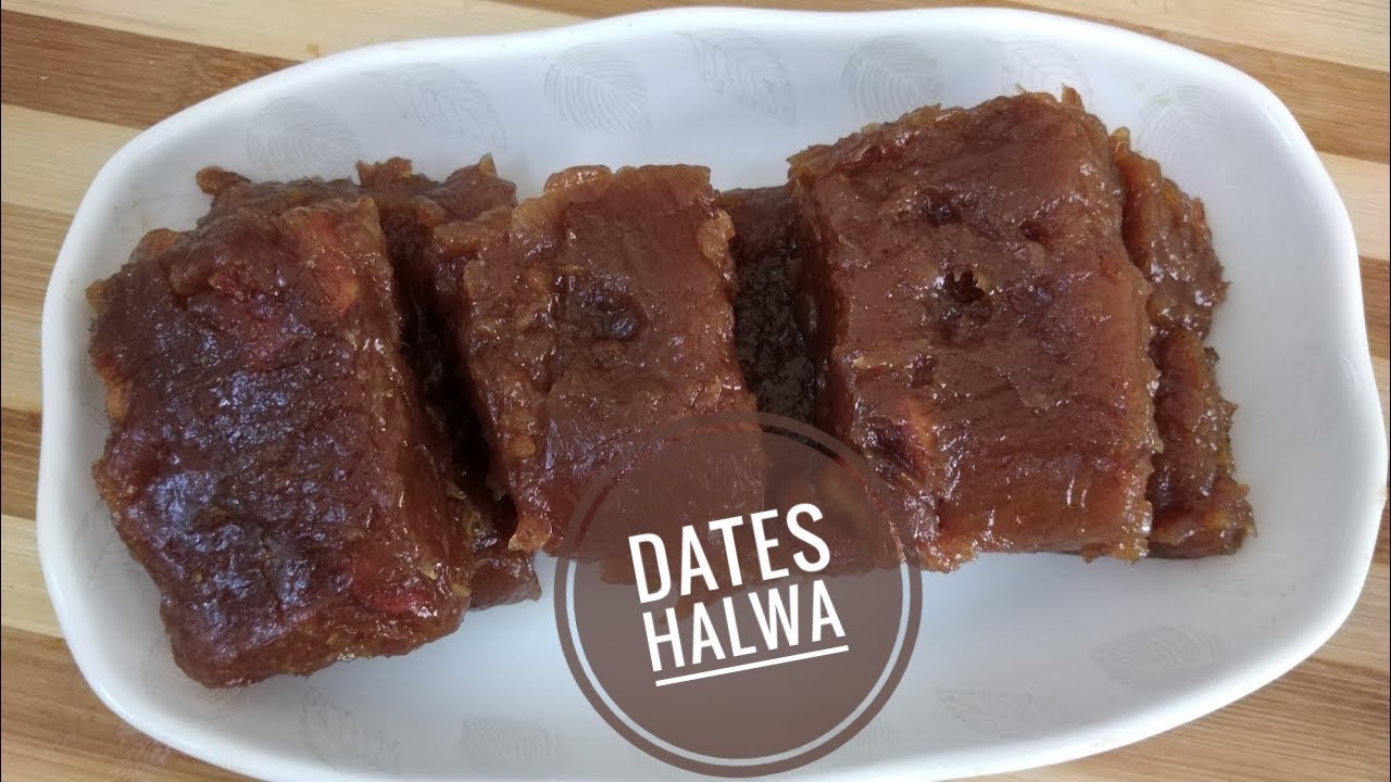 Dates halwa | using 3 ingredients | sugar free | recipe:78 - YouTube