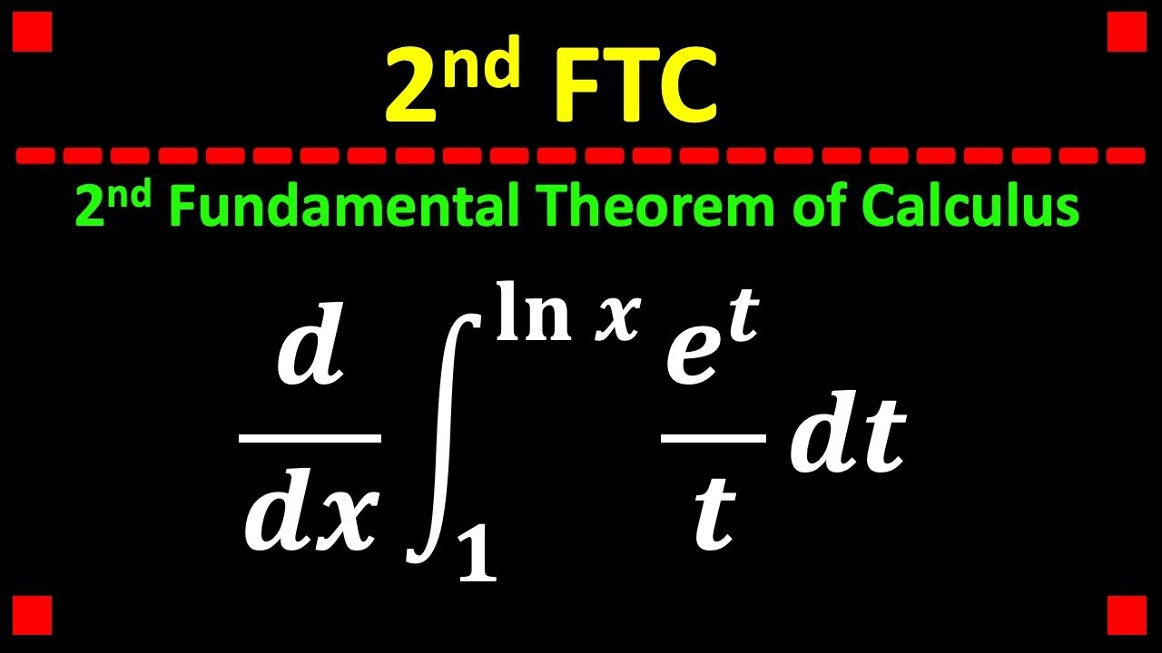 Short Log Review and One 2nd FTC Example Calculus 1 - YouTube