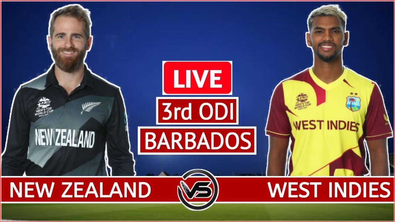 West Indies vs New Zealand 3rd ODI Live | WI vs NZ 3rd ODI Live Scores ...
