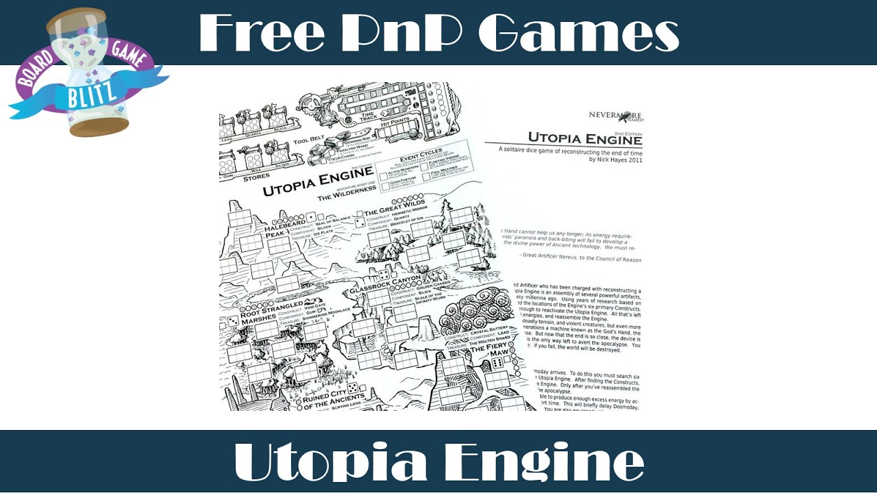Free PnP Games: Utopia Engine Overview - YouTube