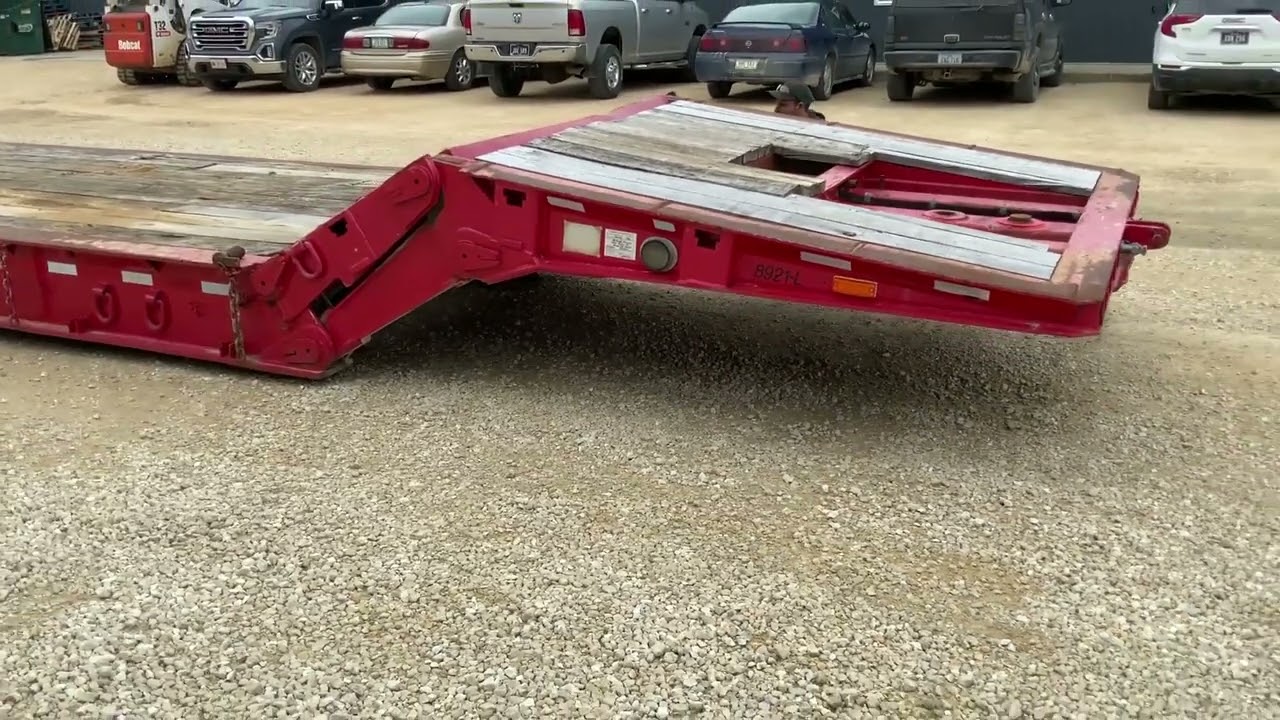 1991 LOAD KING FOLDING NECK LOWBOY For Sale - YouTube