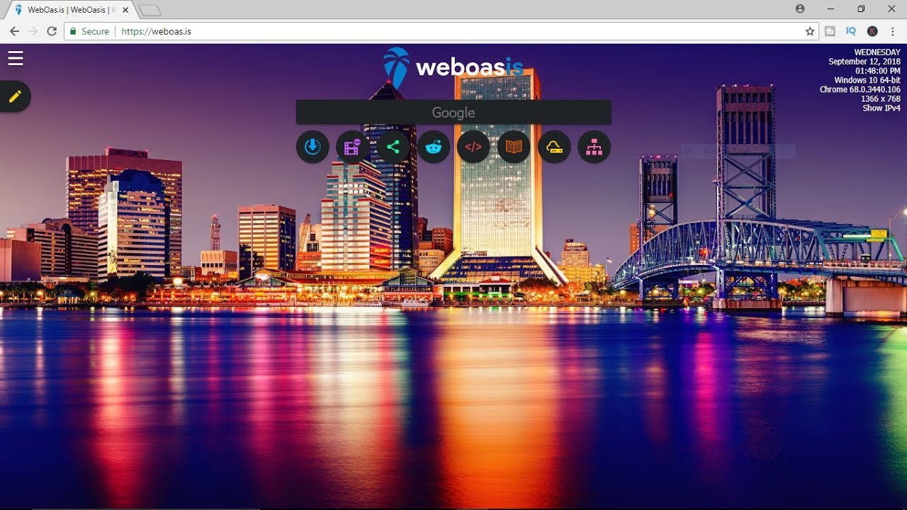 What is weboasis | customize your browser - YouTube