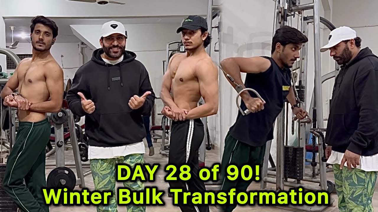 Winter Bulk Day 28 - Chest Day Of Natural Bodybuilding 90 Day Bulk ...