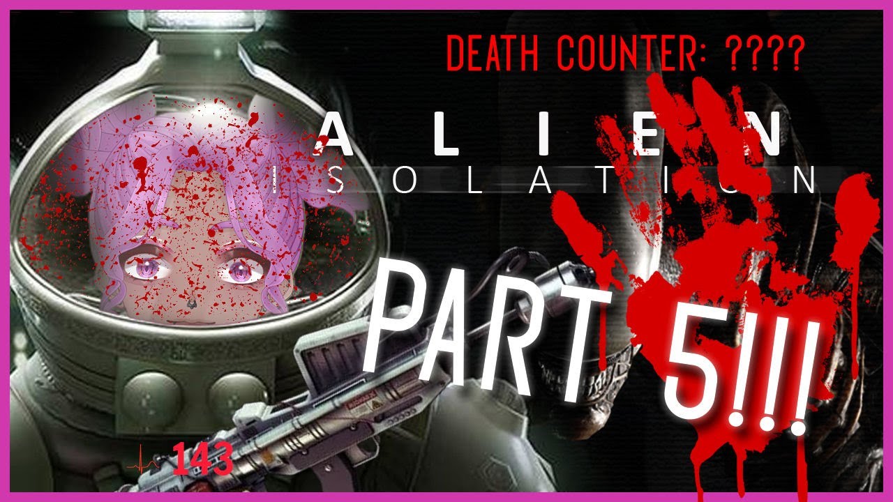 We finally got the FLAMETHROWER【Alien: Isolation】NIGHTMARE MODE Part 5 ...