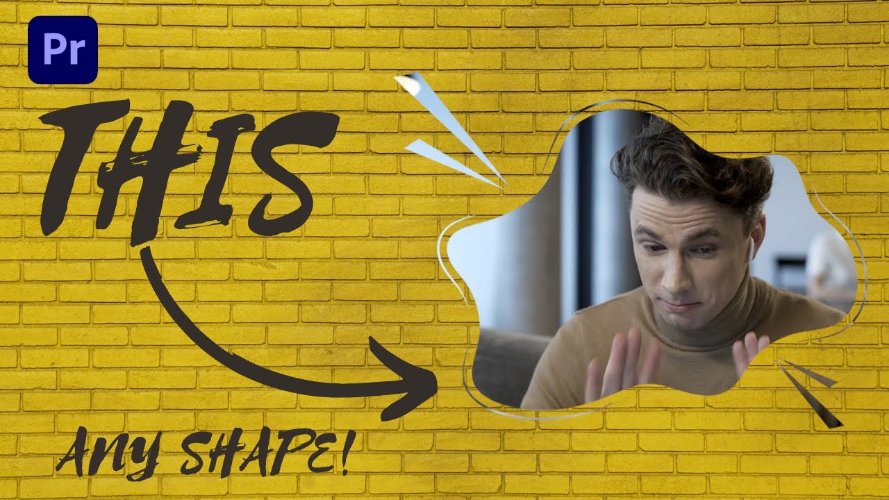 How to Place Video Inside Shapes in Adobe Premiere Pro - YouTube