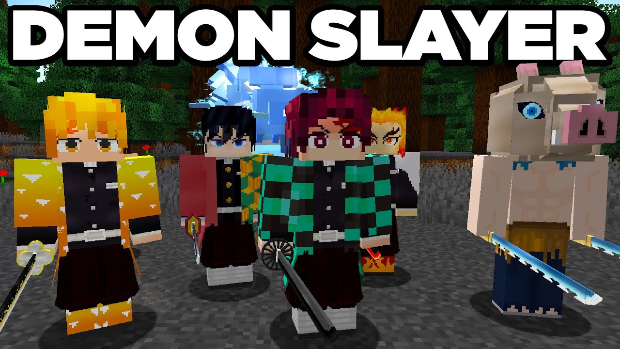 ESSE É O MELHOR MOD DE KIMETSU NO YAIBA DO MINECRAFT!! (DEMON SLAYER ...