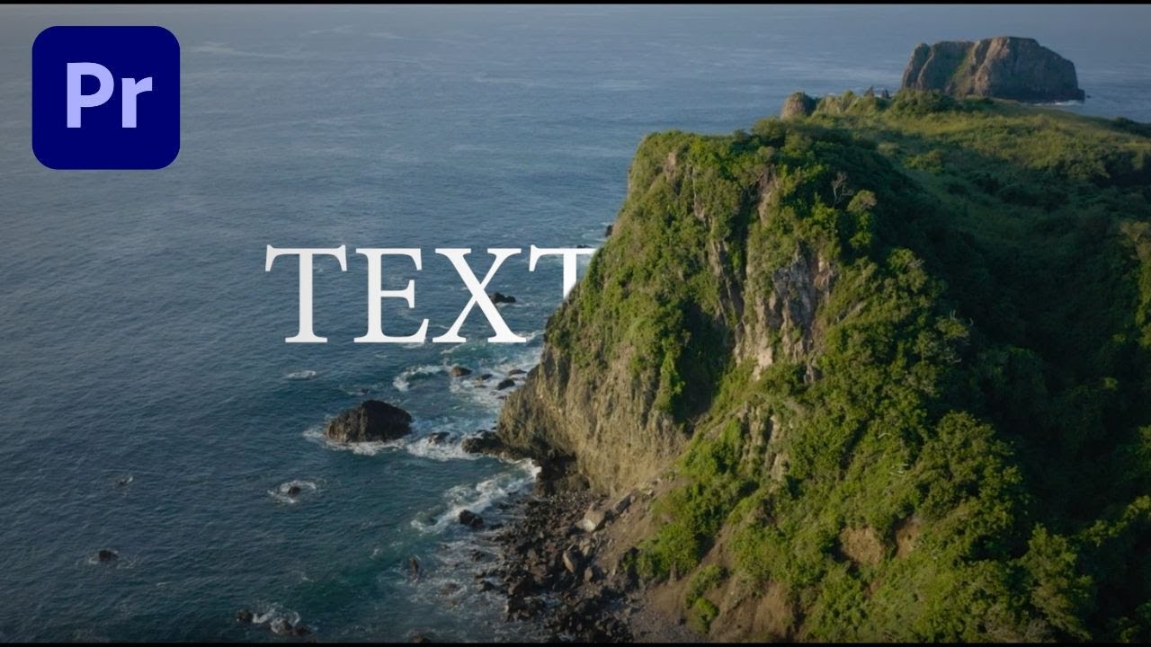 How To Add TEXT Behind OBJECTS in Premiere Pro - YouTube