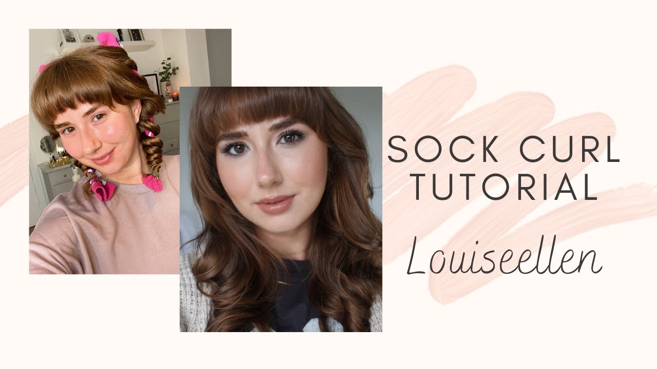 Sock curl tutorial hack | Heatless curl hack - YouTube
