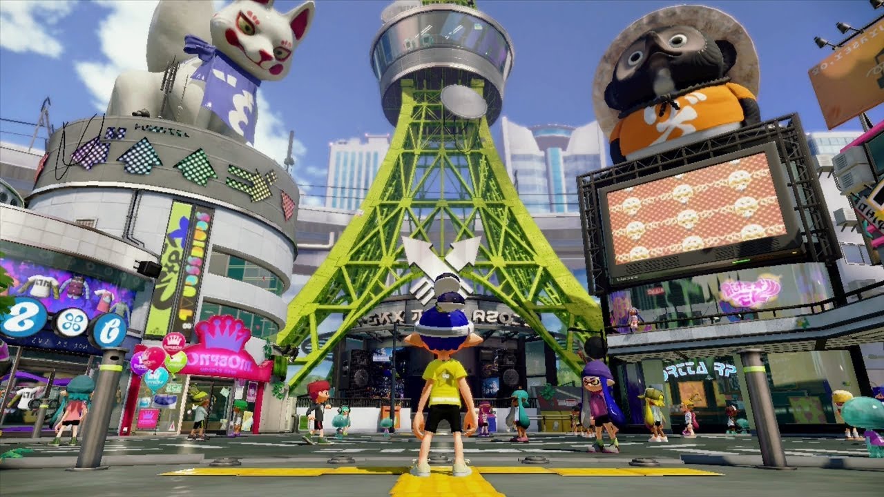 Building Inkopolis Plaza in minecraft! - YouTube