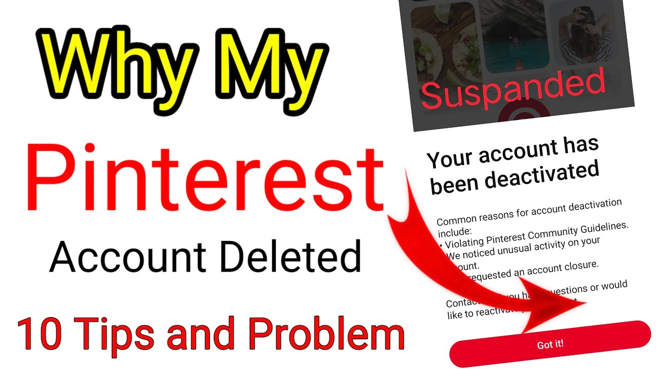 How To Recover Pinterest Account And Why Pinterest account Deleted ...