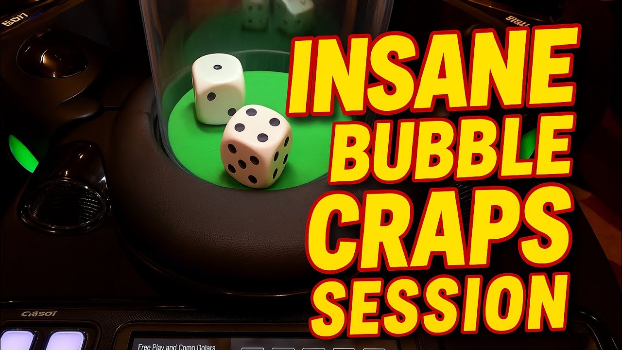 Insane crapless bubble craps session— high limit bets will make you and ...