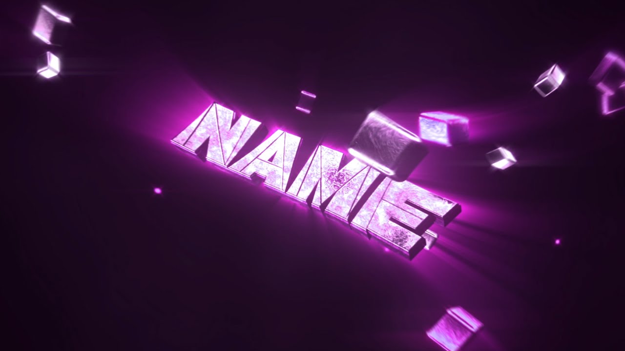 FREE Pink 3D Blast Intro Template #258 [C4D, AE] - YouTube
