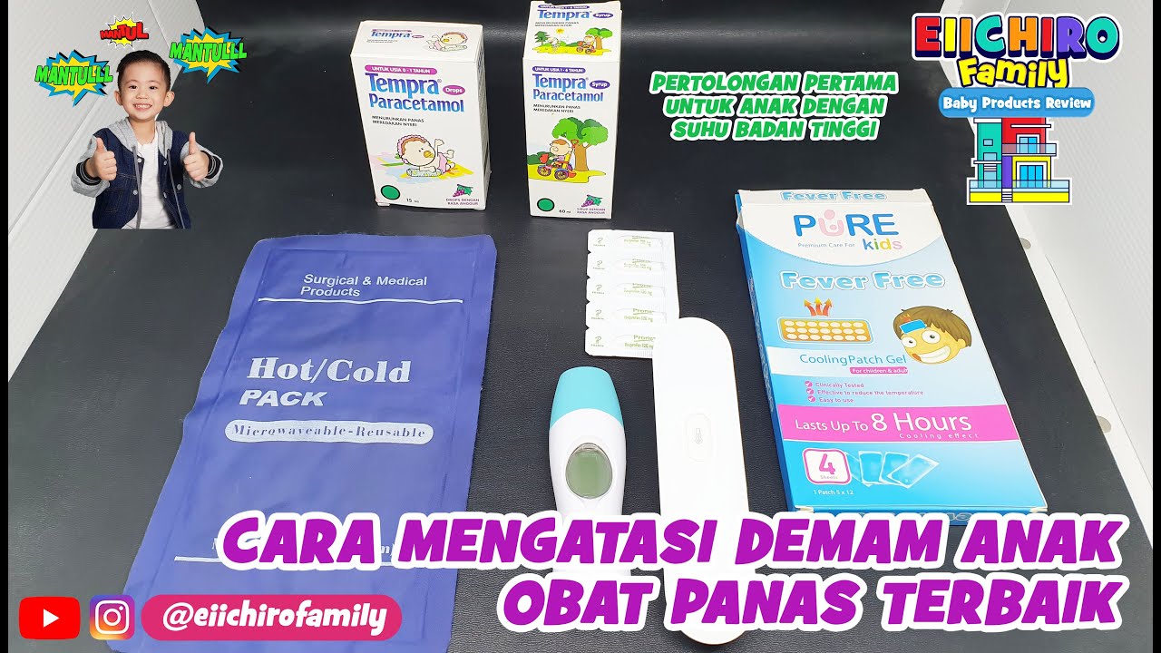 Cara Mengatasi Demam Anak Obat Panas Terbaik Tempra Paracetamol Drop ...