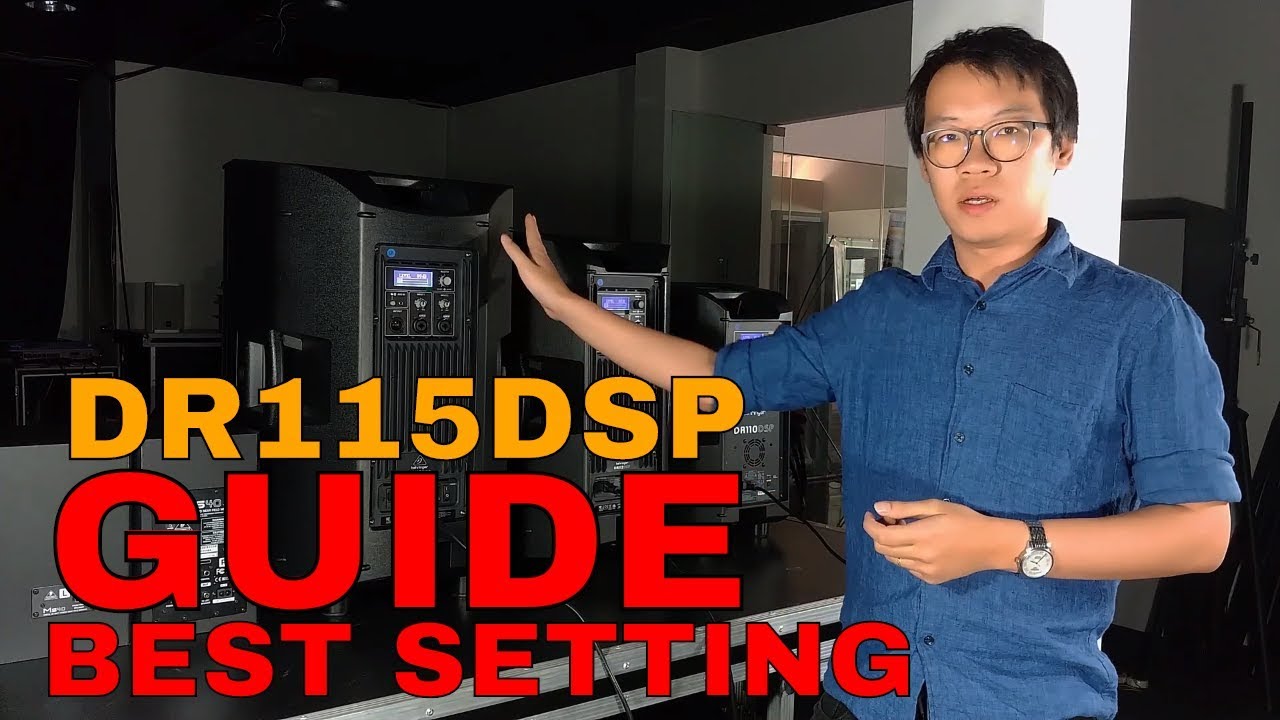 Guide to Best DSP Setting for Behringer DR115DSP - YouTube