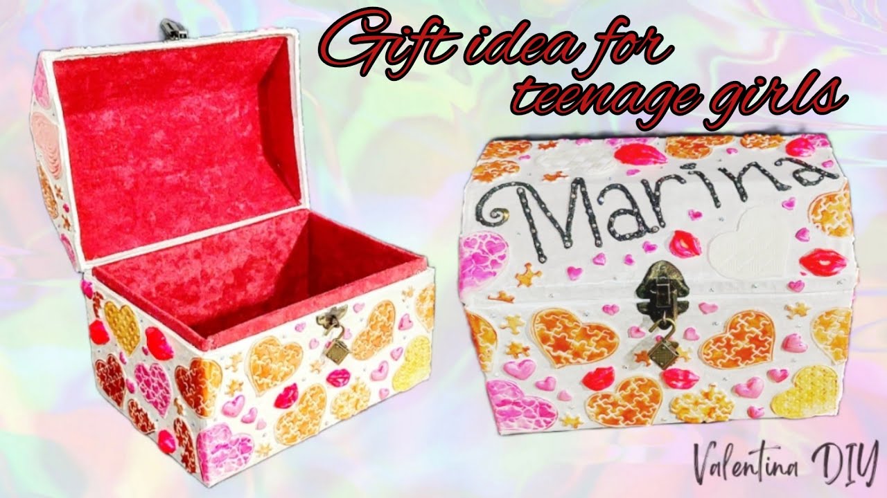 How to make a MISTERY BOX Gift (DIY Tutorial) for Teenage Girls (своими ...