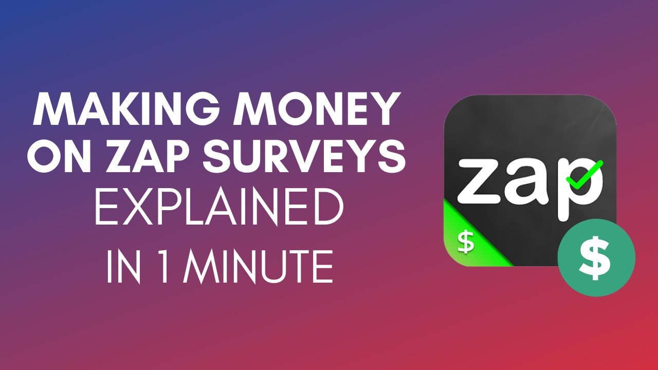 How To Make Money On Zap Surveys (2025) - YouTube