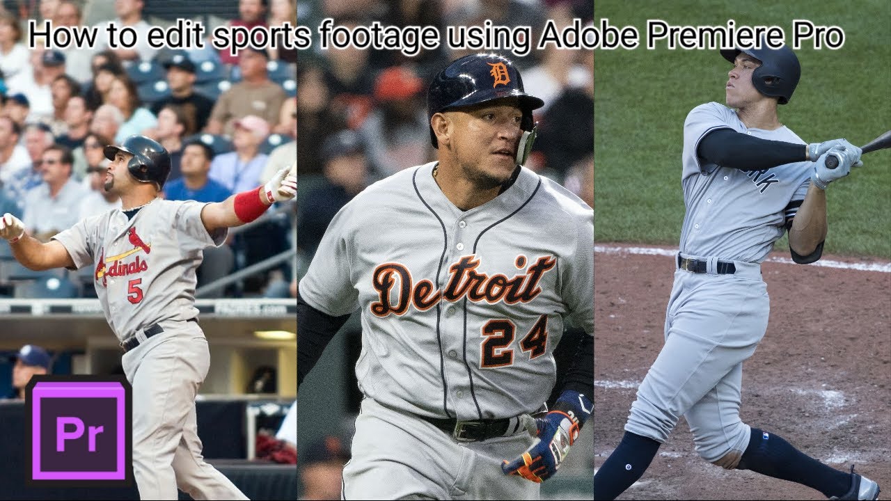 How to edit sports footage using Adobe Premiere Pro PT 2 - YouTube