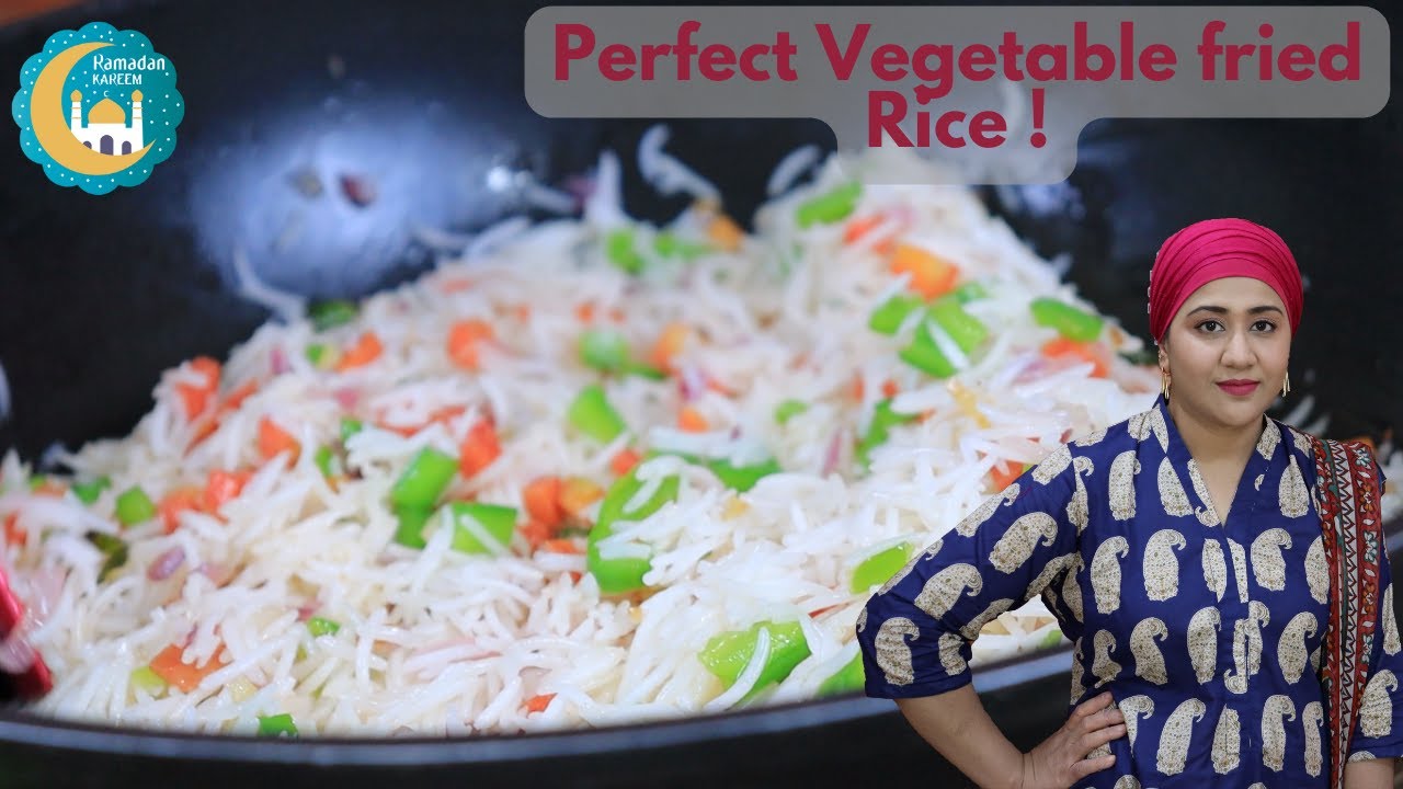 Vegetable Fried Rice Recipe I Restaurant Style Fried Rice I Chinese ...