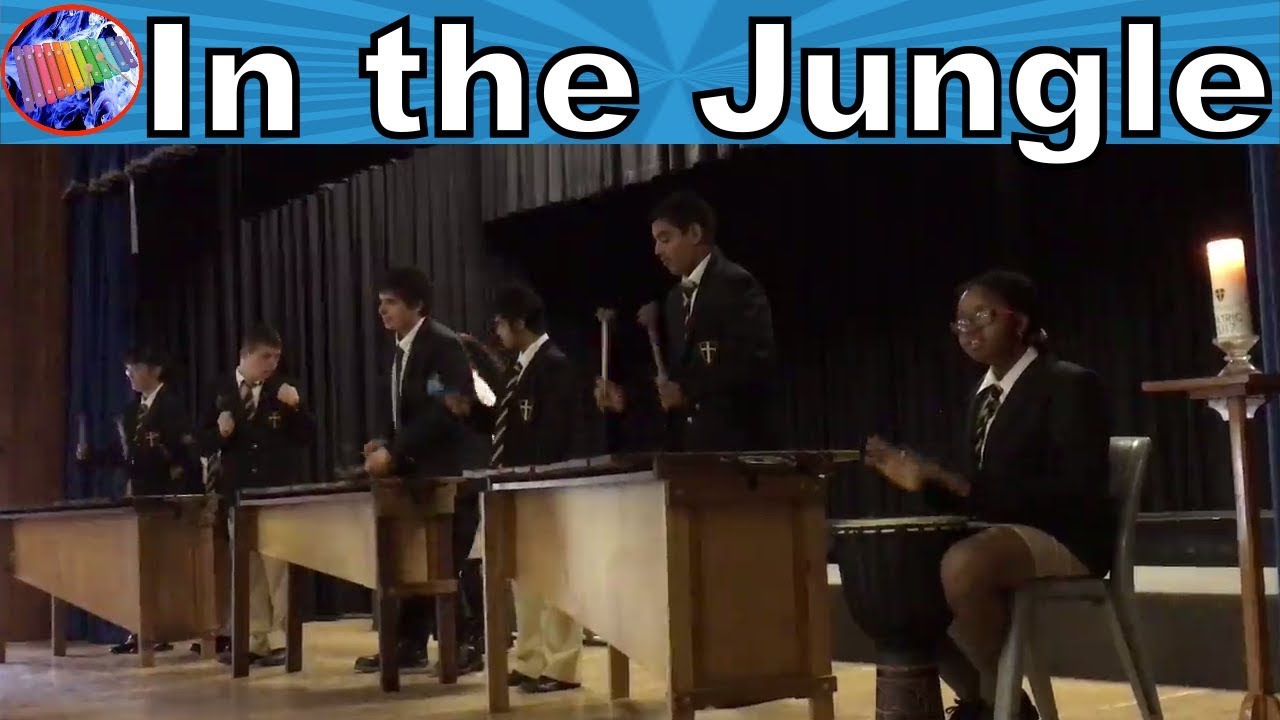 St Georges Grammar School Marimba Band Performing In The Jungle - YouTube