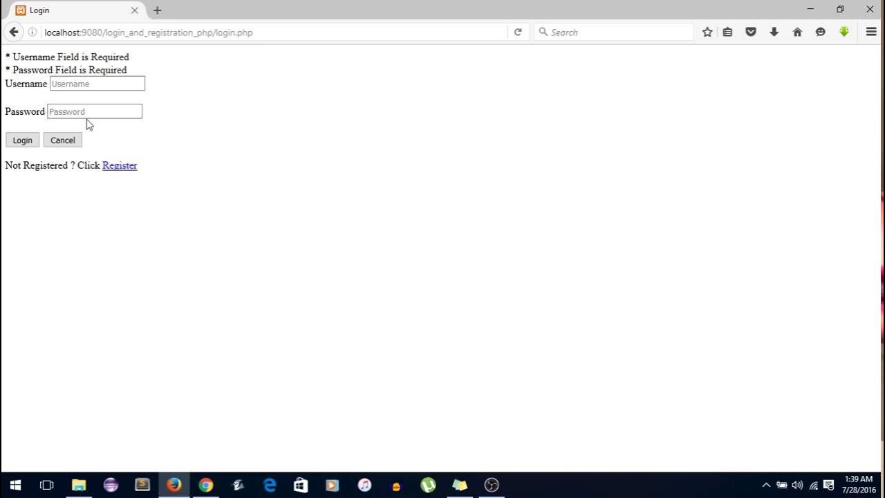 Login and Registration PHP MYSQLI Part 1 Introduction - YouTube