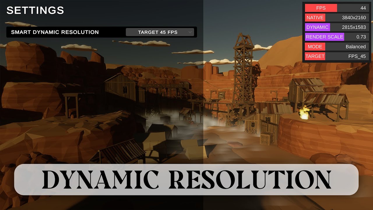 DRS Settings UI showcase - YouTube