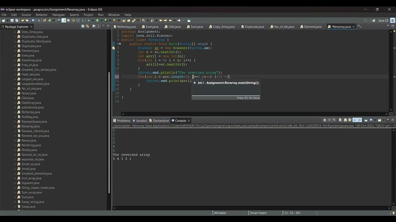 Reversing String Like Reversing Array๐ซฃ๐ซฃ๐๐ Youtube