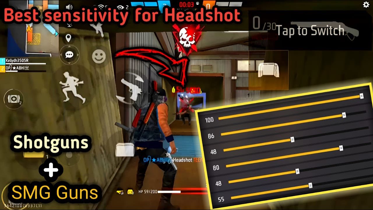 Best Headshot sensitivity for All Guns 100% working - YouTube