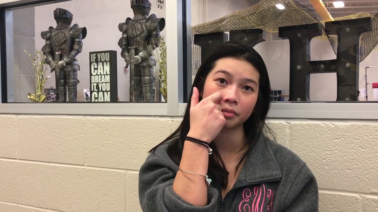Kellam gymnastics senior Emily Ware - YouTube