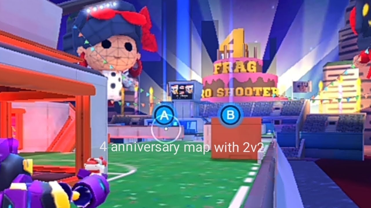 4 anniversary map with 2v2 | Frag Pro Shooter - YouTube