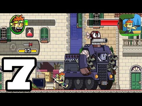 Dan the Man: Action Platformer - Gameplay Walkthrough Part 7 - Stage 8 ...