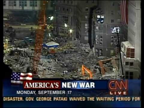 CNN 9/11 LIVE TV Coverage (9/17/01) 6:00 A.M - 6:15 A.M - YouTube